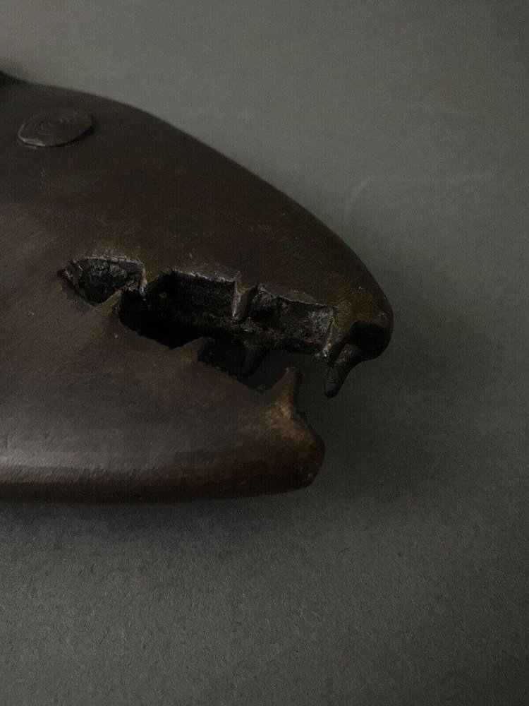 Japanese Bronze Fish Carp Sculpture for sale at Pamono