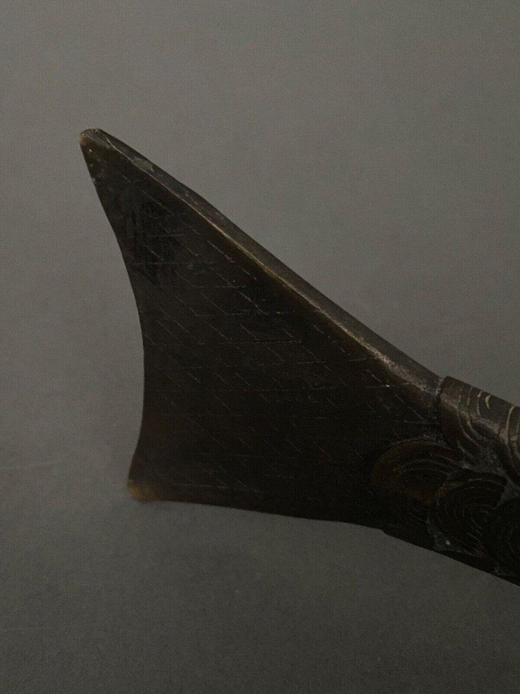 Japanese Bronze Fish Carp Sculpture for sale at Pamono