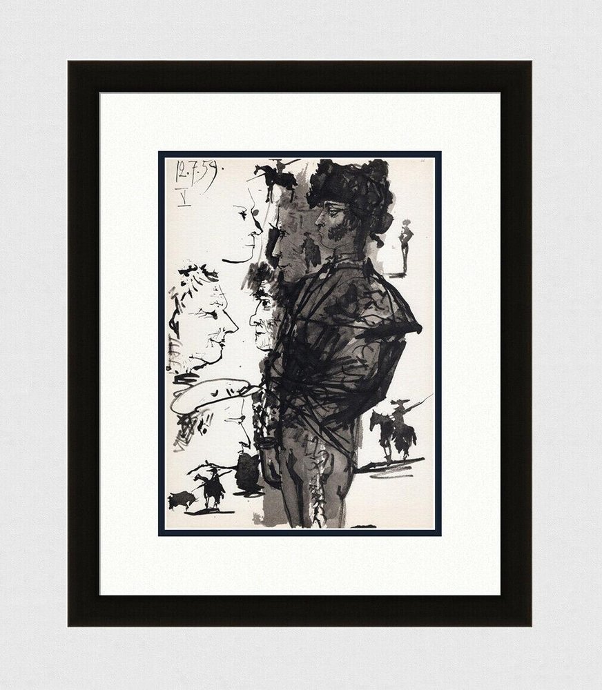 Pablo Picasso, Matador and Corrida Characters, 1st Edition in Bulls and ...