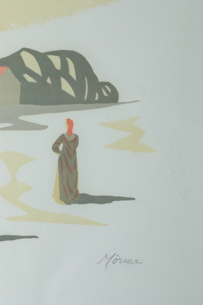 Stellan Mörner, Landscape, Color Lithograph, 1960s, Framed for sale at ...