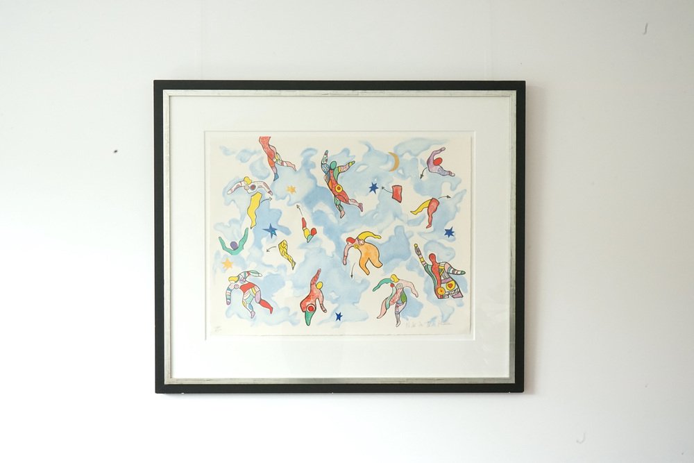 Niki De Saint Phalle, Sky Dance, Color Lithograph, 2000, Framed for ...