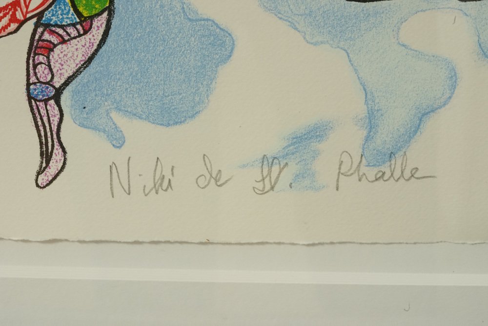 Niki De Saint Phalle, Sky Dance, Color Lithograph, 2000, Framed for ...