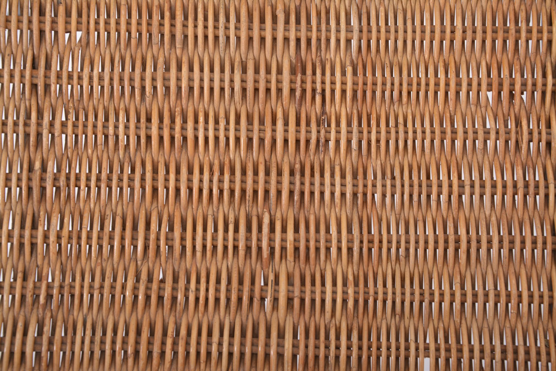 Mid-Century Italian Rattan Bowl Chair with Side Table and Magazine Rack ...