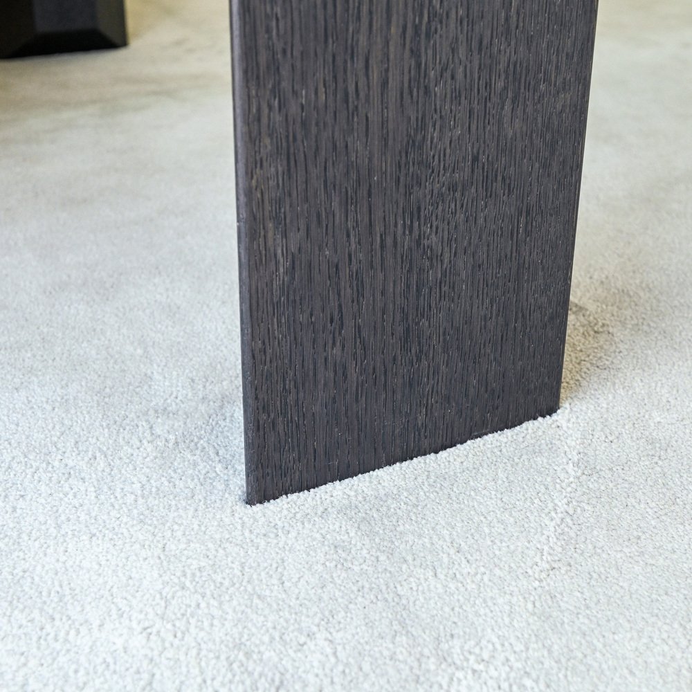 Extendable Dining Table Stilt in Glass and Iron for sale at Pamono