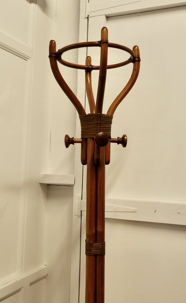 Mid-Century Bent Wood Hall Stand, 1960s for sale at Pamono