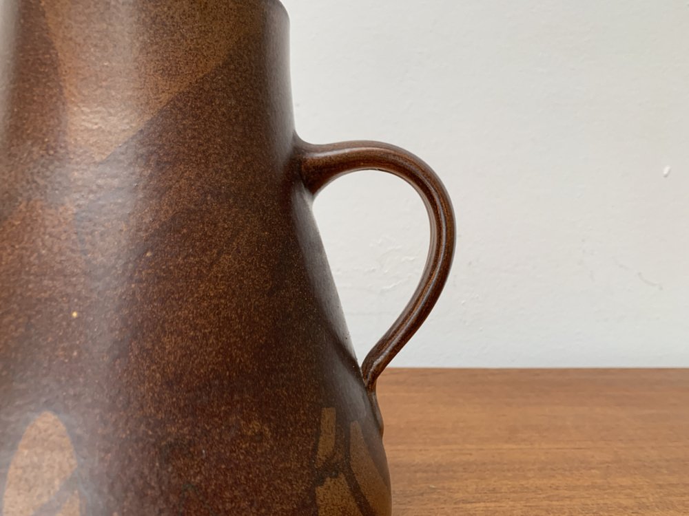 Large Mid-Century German Studio Pottery Carafe Vase from Heinz Theo ...