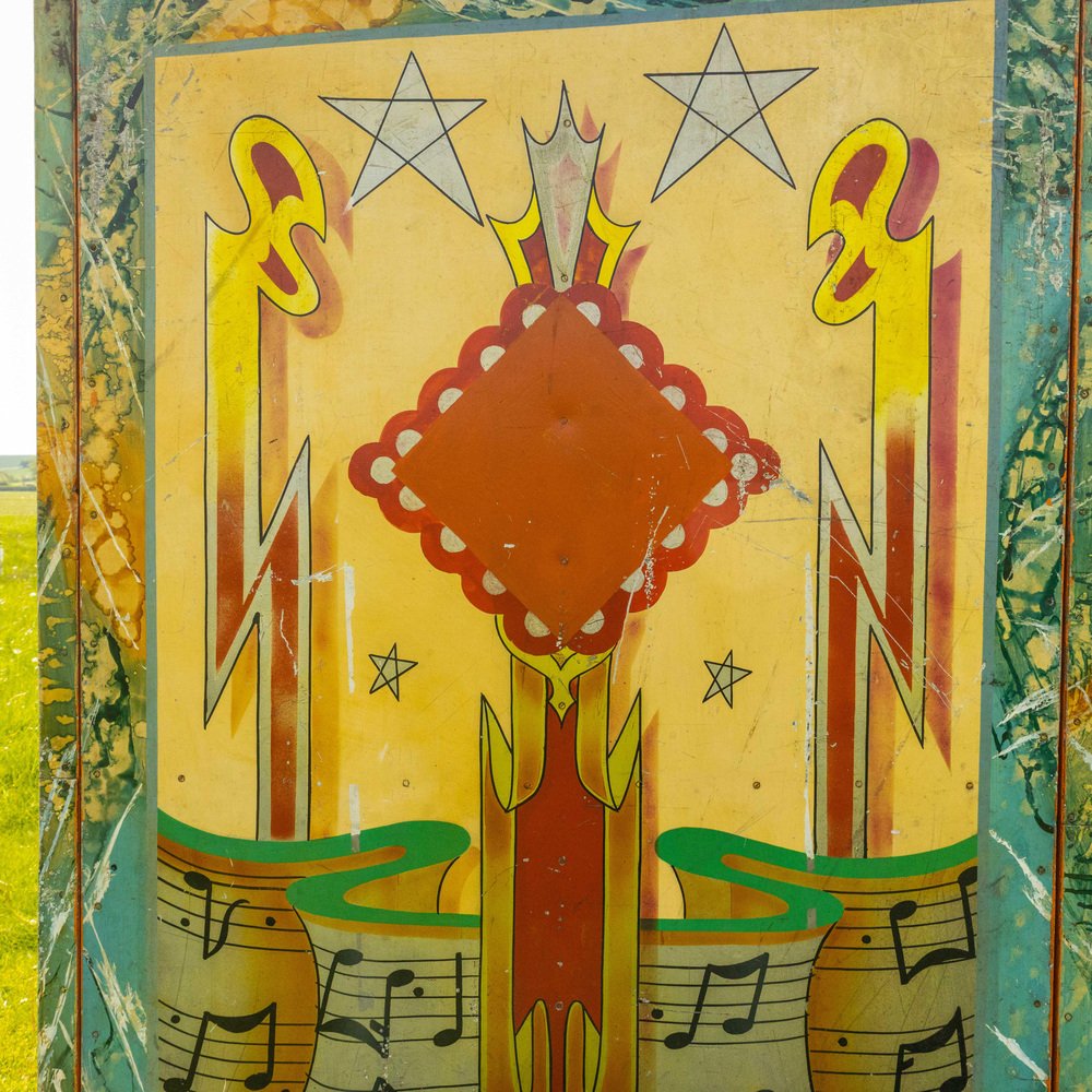 Handpainted Fairground Dodgems Ticket Booth, 1950s for sale at Pamono