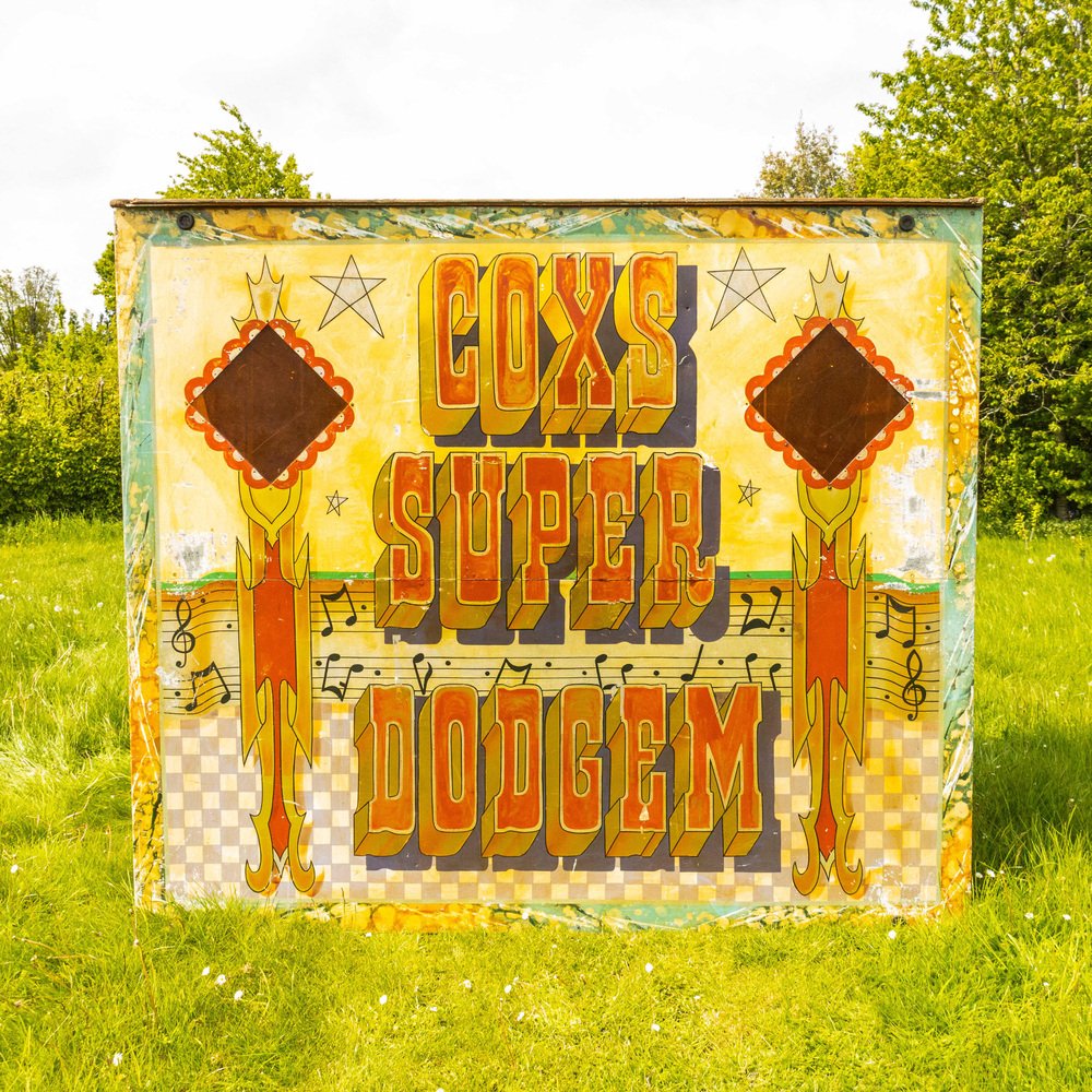 Handpainted Fairground Dodgems Ticket Booth, 1950s for sale at Pamono