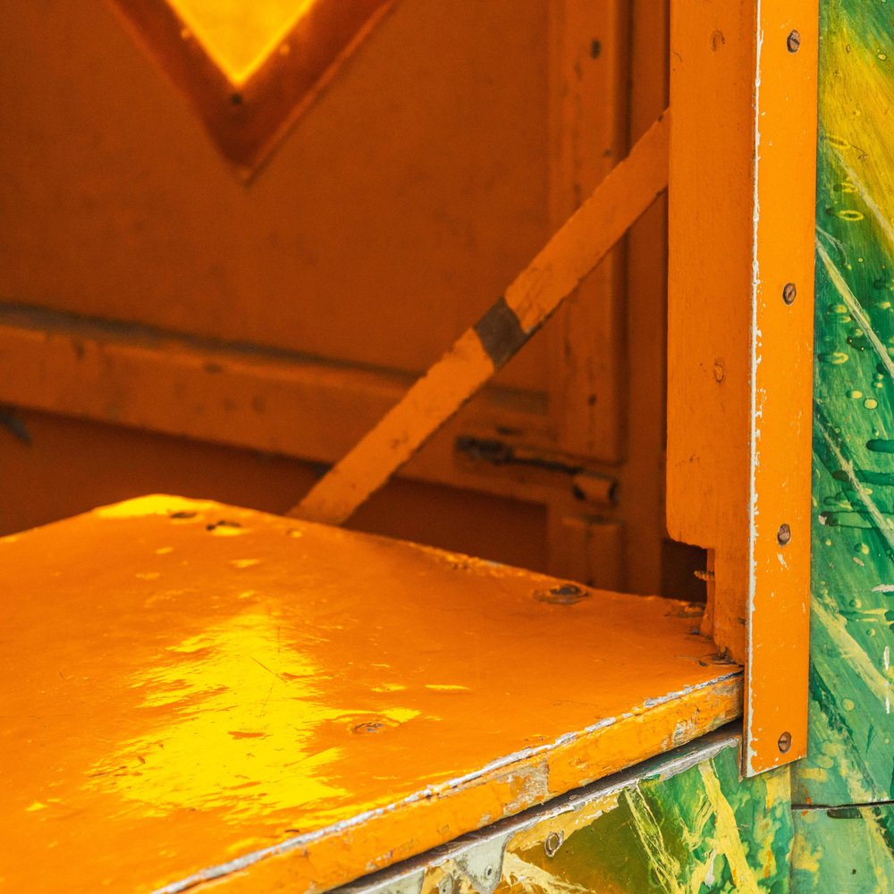 Handpainted Fairground Dodgems Ticket Booth, 1950s for sale at Pamono