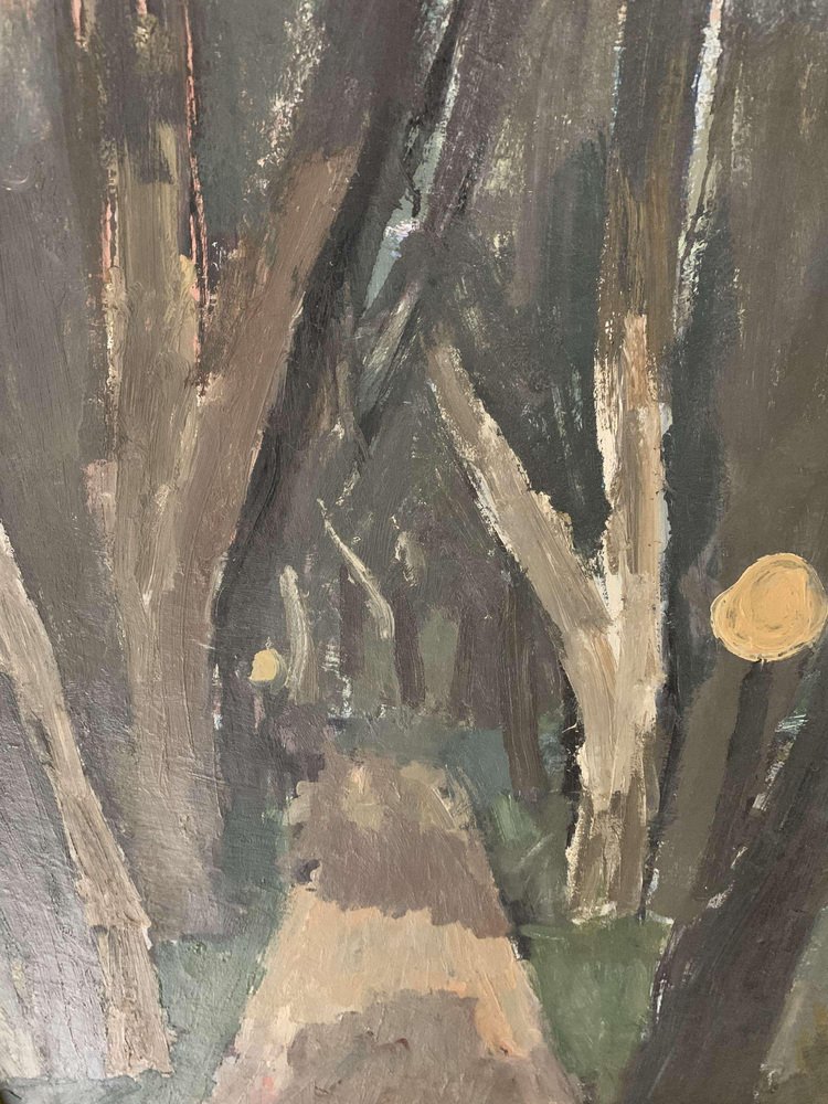 Alf Lindbergh, Wood Scene, 1930s, Oil Painting for sale at Pamono