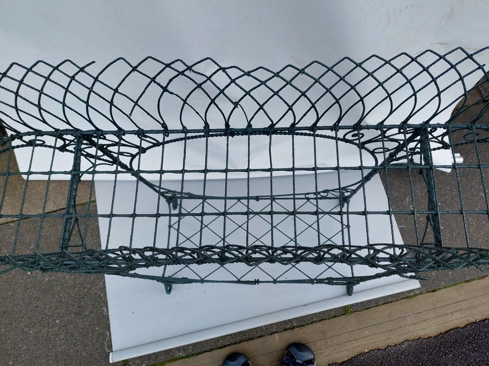 Regency Painted Wire Planter for sale at Pamono