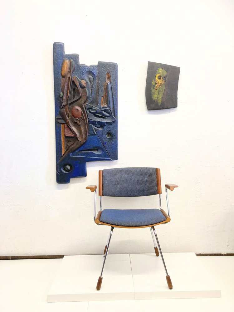 Helmut Gaisbauer, Large Mounted Mural with Still Life, 1960s, Large ...