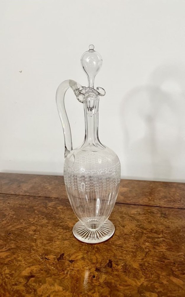 Victorian Glass Decanter, 1880s for sale at Pamono