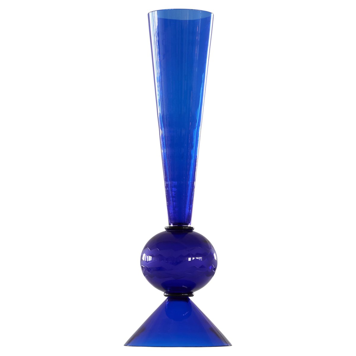 Large Glass Object attributed to Matteo Thun for Tiffany & Co., 1987 for sale at Pamono