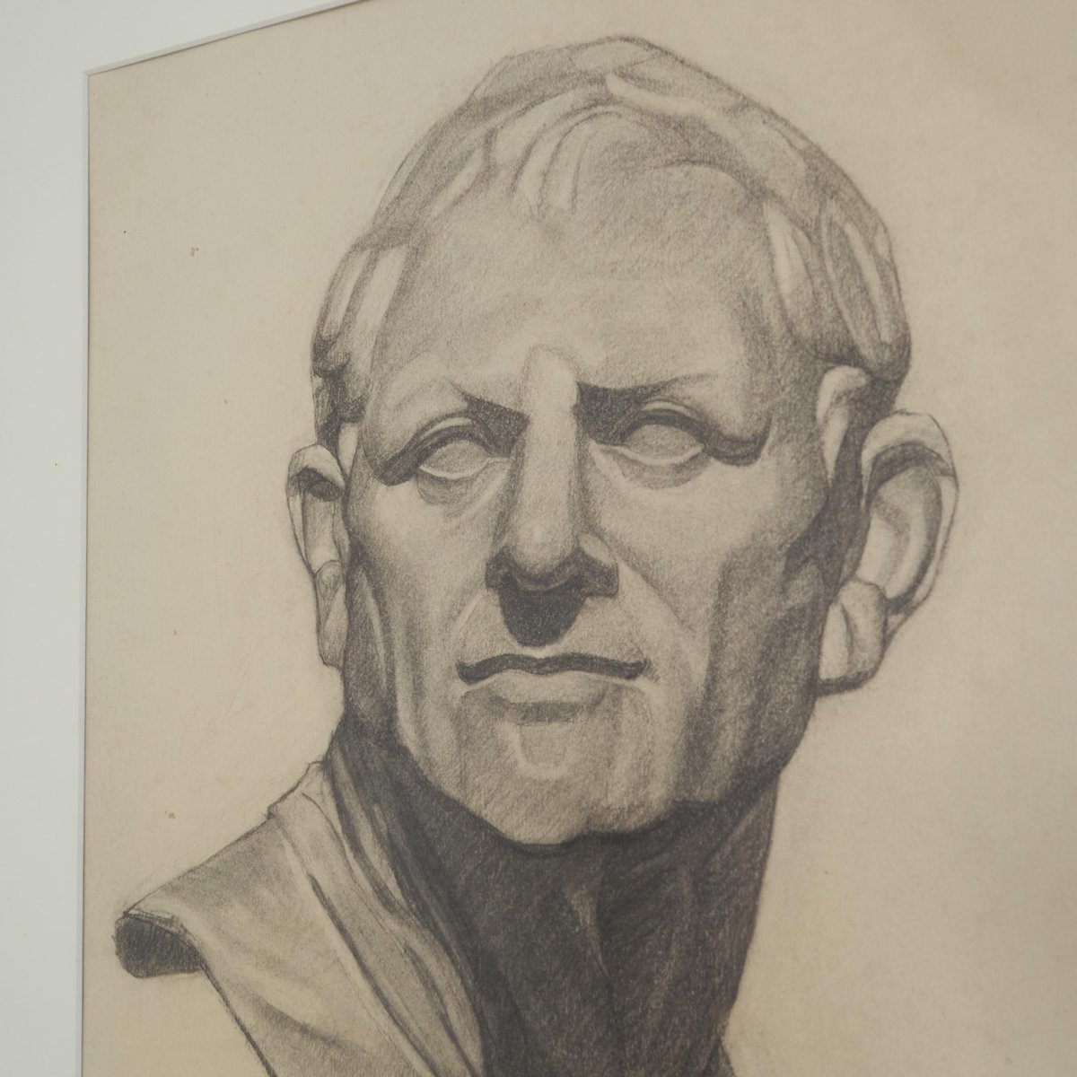 Anton Pieck, Roman, Pencil Drawing, 1950s, Framed for sale at Pamono