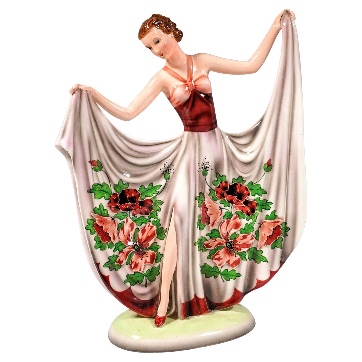 Art Déco Posing Figure Dance Study attributed to Stephan Dakon for ...