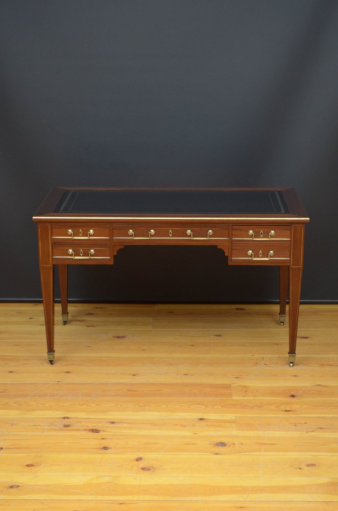 19th Century Mahogany Writing Table, 1890s for sale at Pamono