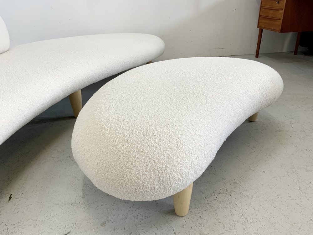 Set of Vintage Freeform Sofa & Stool by Isamu Noguchi for Vitra, 1940s ...