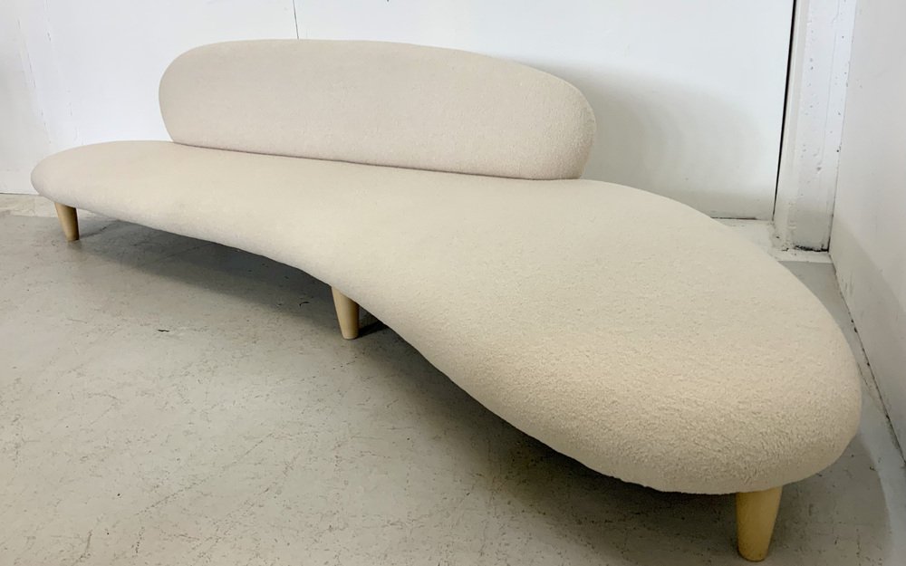 Set of Vintage Freeform Sofa & Stool by Isamu Noguchi for Vitra, 1940s ...