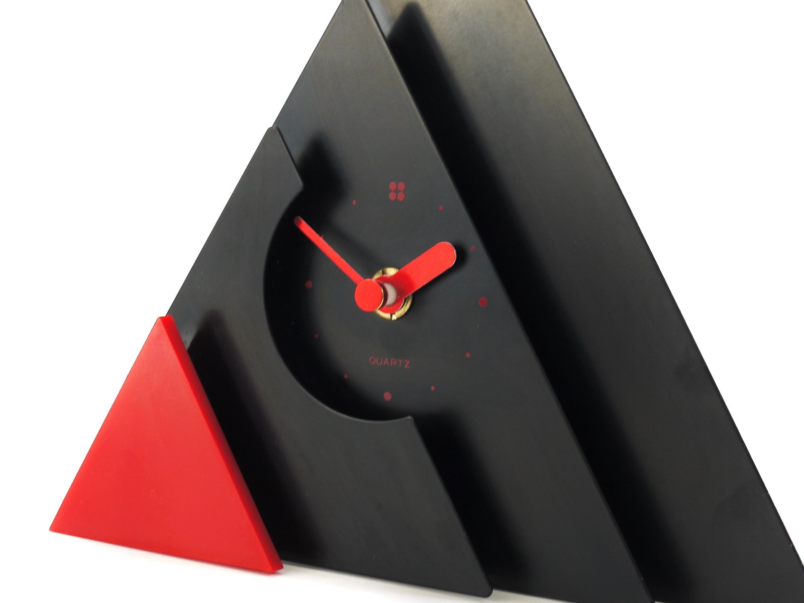 Postmodern Pyramid Table Clock by Makiko Taniguchi, Japan, 1980s for ...