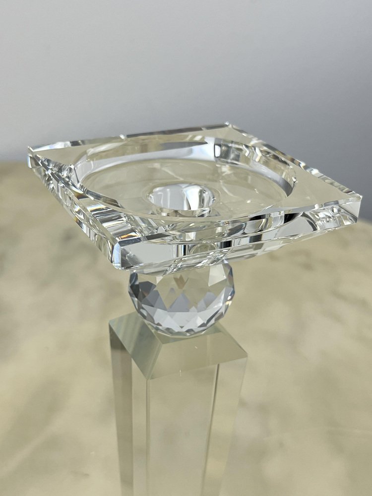 Large Crystal Candelabra, Austria, 1980s, Set of 2 for sale at Pamono