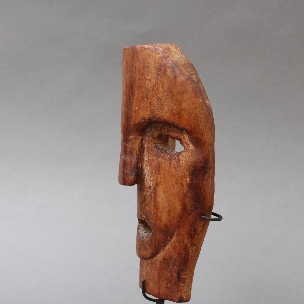 Carved Wooden Traditional Mask, 1970s for sale at Pamono