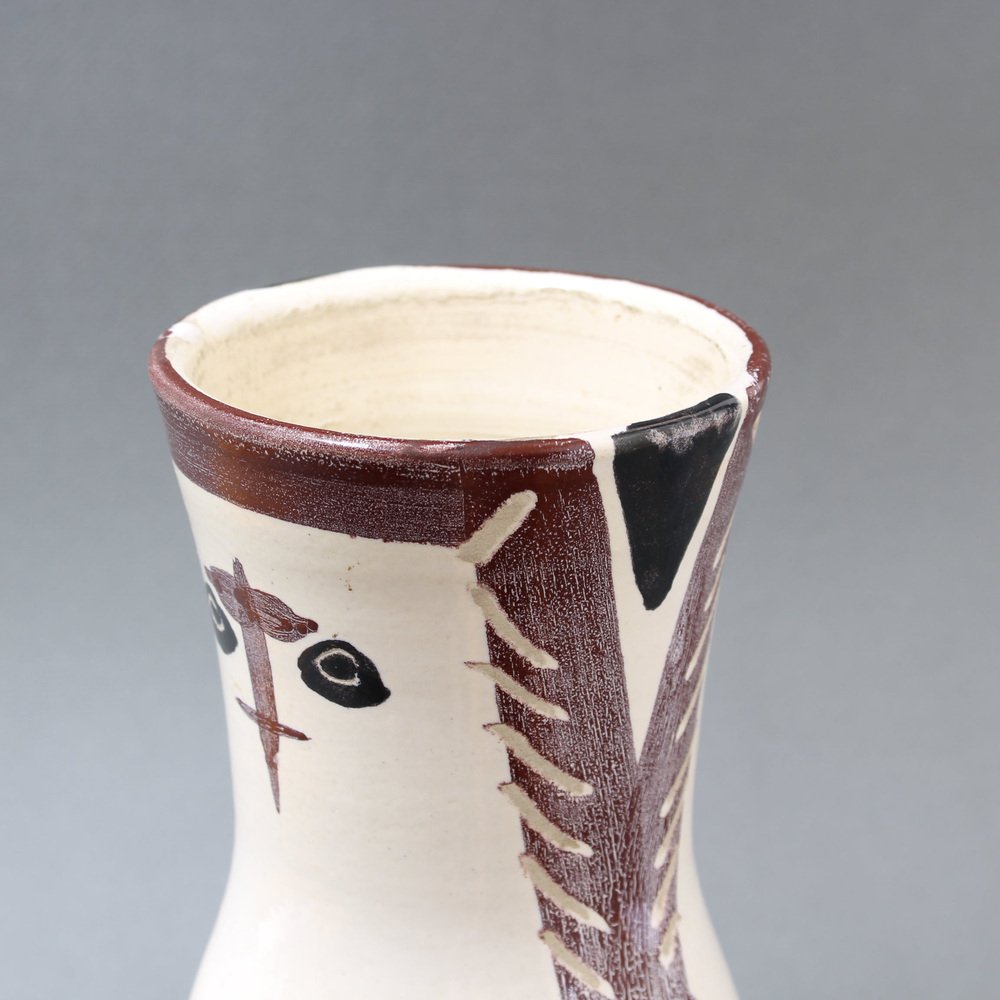 Ceramic Owl Vase by Pablo Picasso for Madoura, 1952 for sale at Pamono