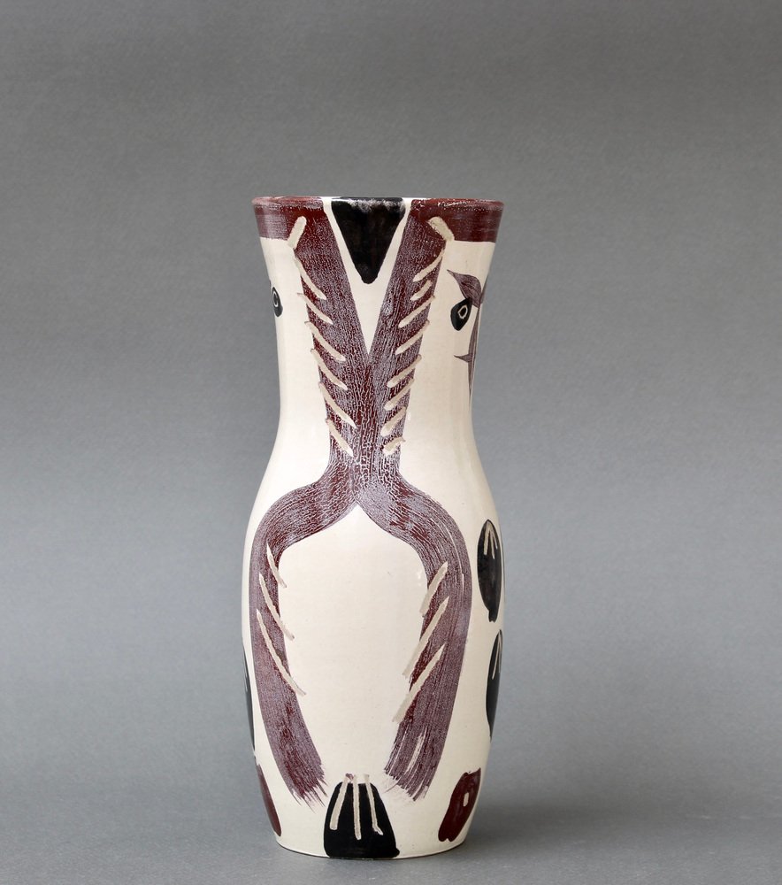 Ceramic Owl Vase by Pablo Picasso for Madoura, 1952 for sale at Pamono