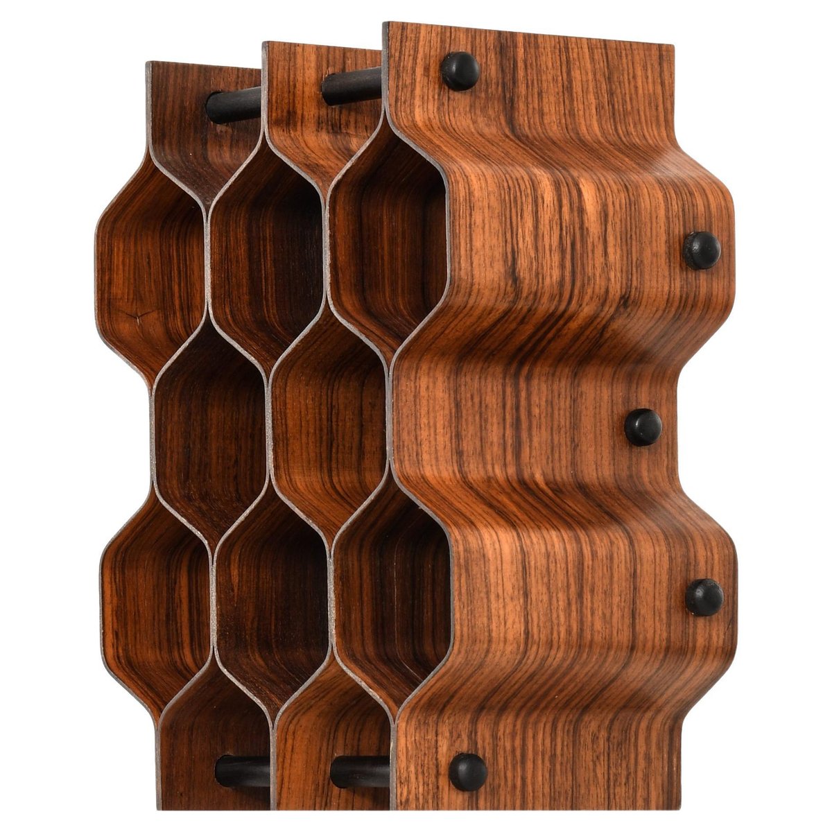 Wine Rack in Rosewood by Torsten Johansson, 1950s for sale at Pamono