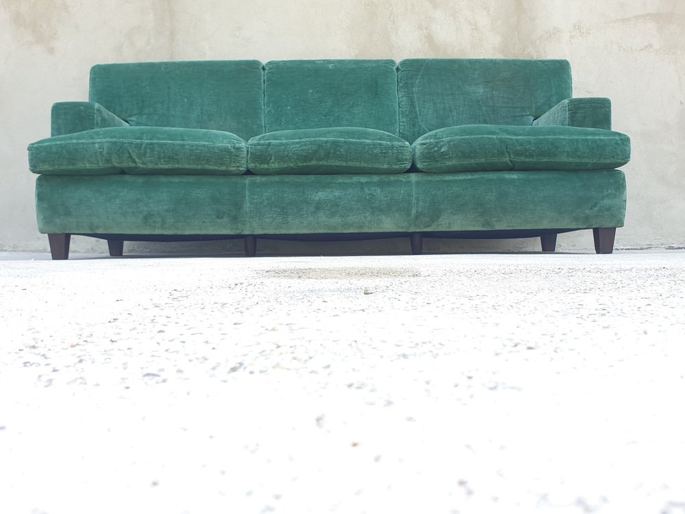Three-Seater Sofa with Springs and Bands, 1970s for sale at Pamono