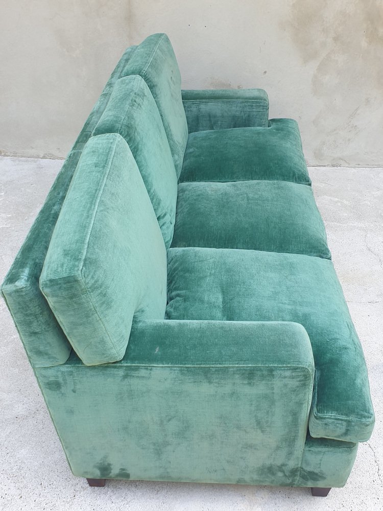 Three-Seater Sofa with Springs and Bands, 1970s for sale at Pamono