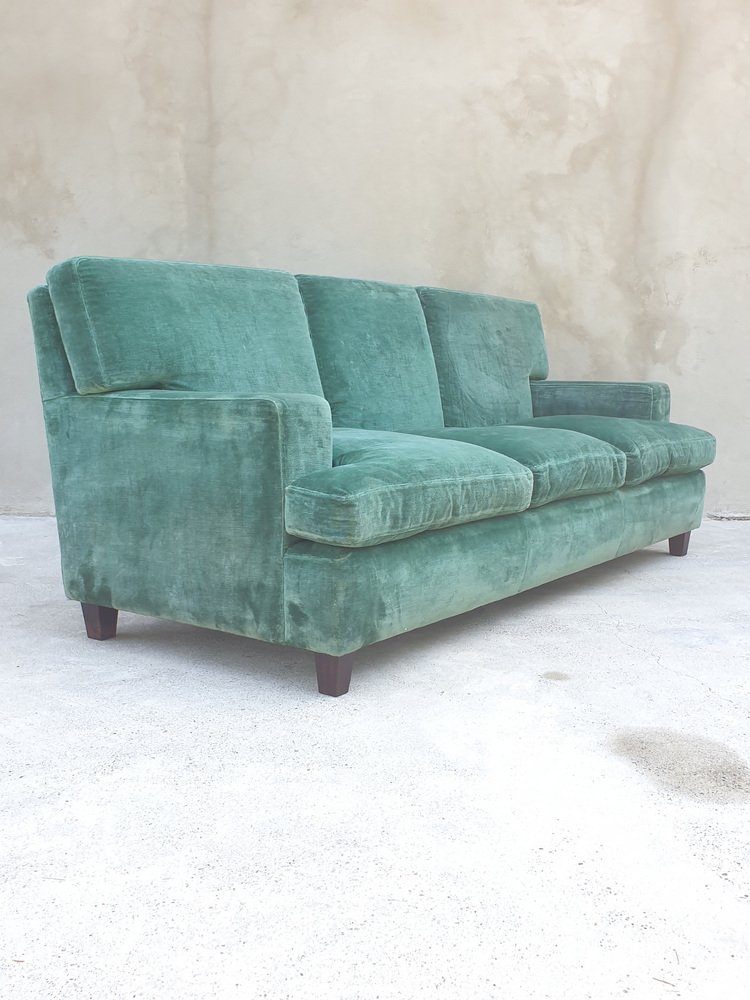 Three-Seater Sofa with Springs and Bands, 1970s for sale at Pamono