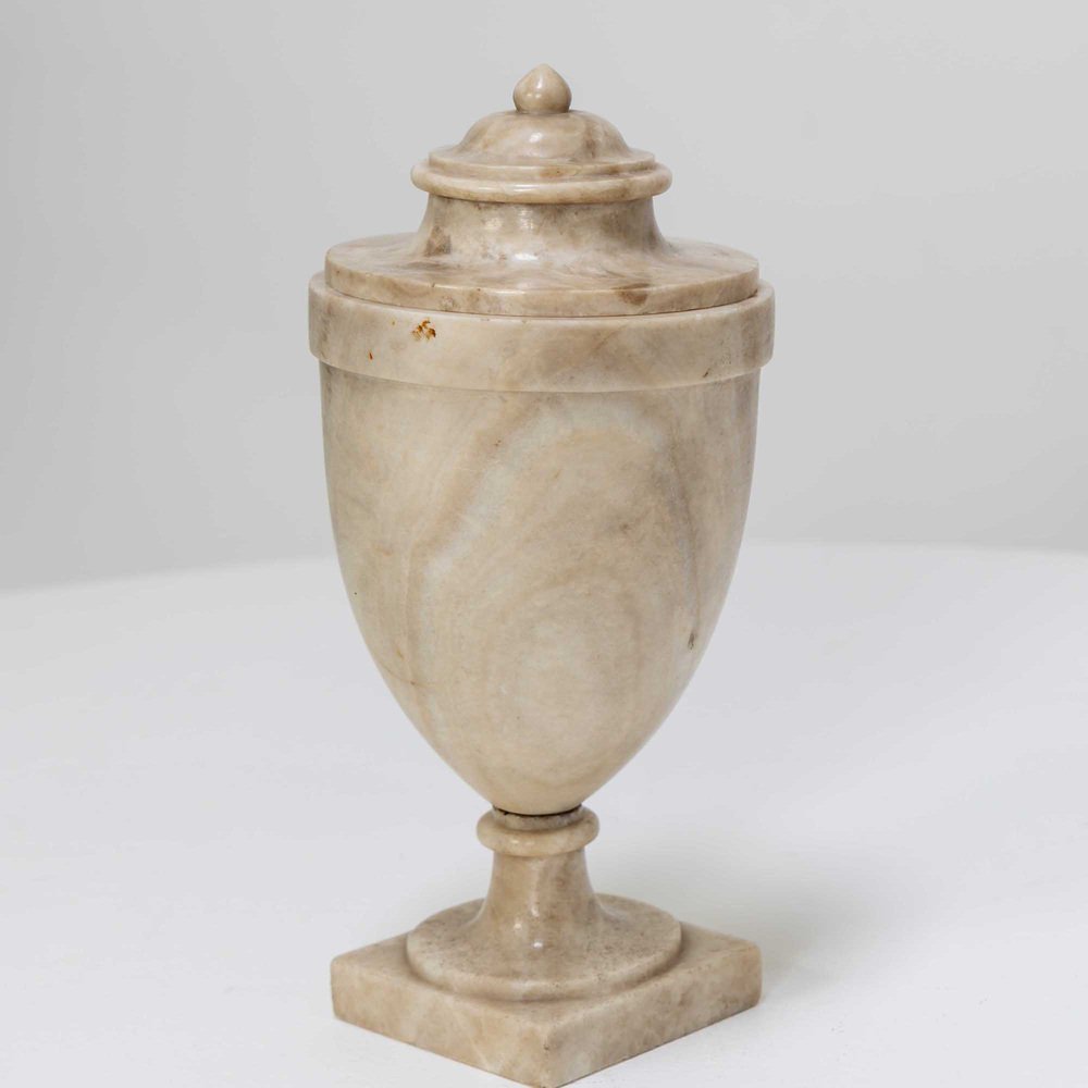 Early 19th Century Alabaster Lidded Vessel for sale at Pamono