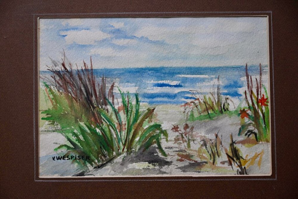 Vera Petrova Wespiser, Scenery, Painting on Paper, Framed for sale at ...