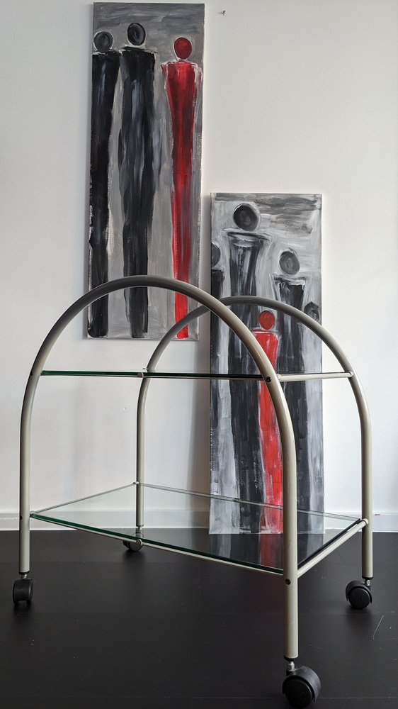 Vintage Serving Car Pomo by Anna Anselmi for Bieffeplast, 1980s for ...