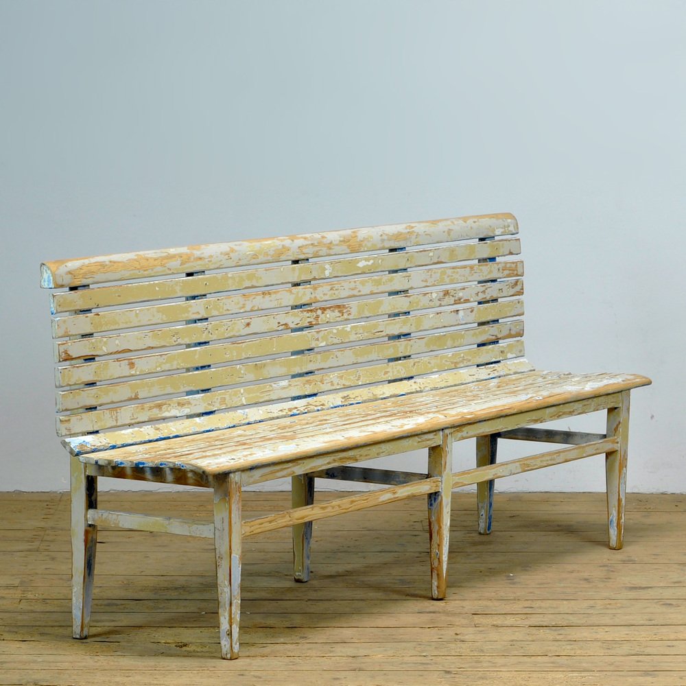 Train Station Waiting Bench, 1940s for sale at Pamono