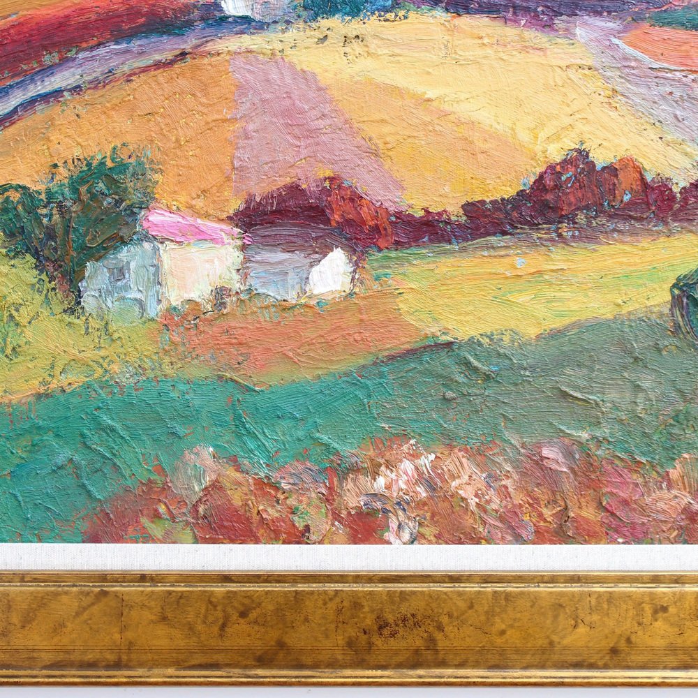 Anna Costa, Provencal Panorama, 1950s, Oil on Board, Framed for sale at ...