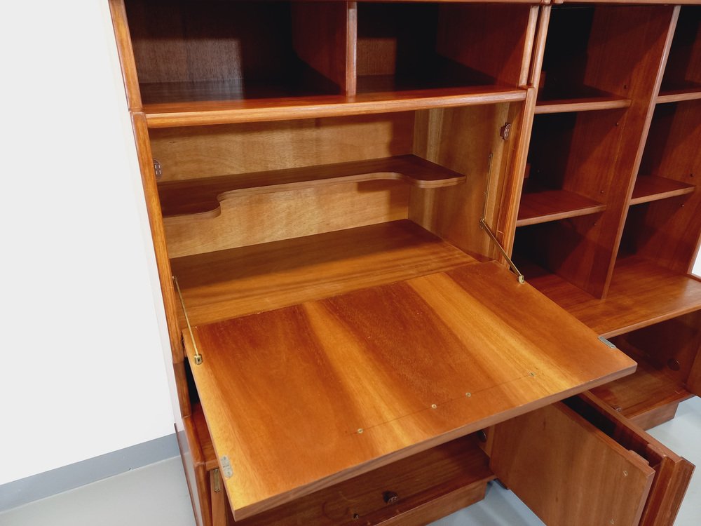 Vintage Teak Scandinavian Double Library from the 60s, 1960s for sale ...