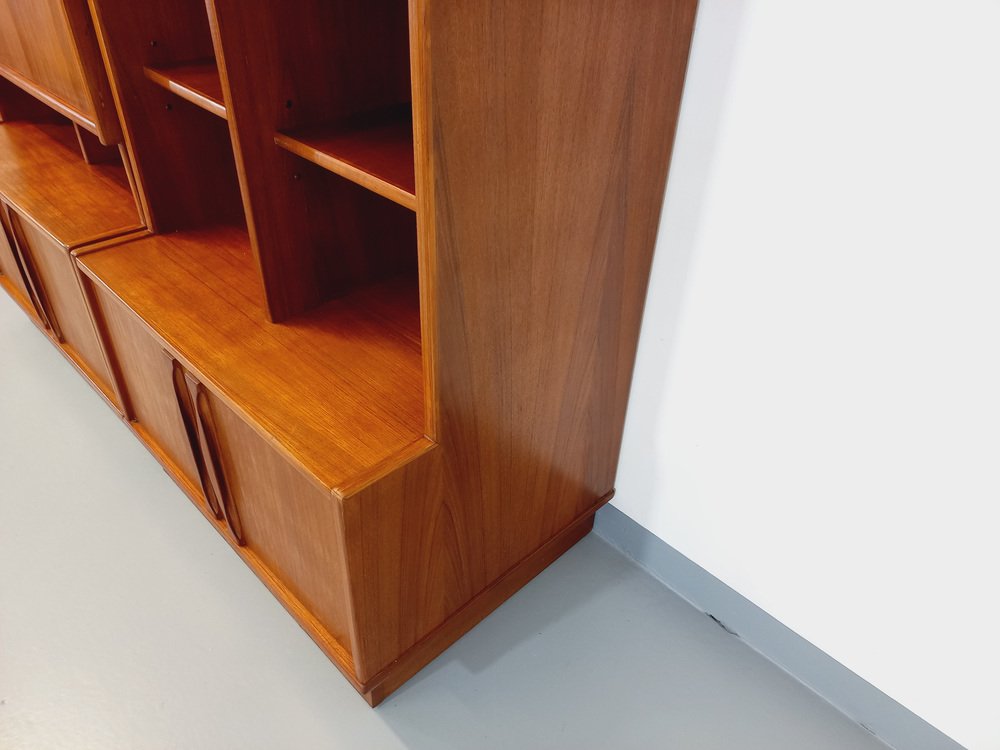 Vintage Teak Scandinavian Double Library from the 60s, 1960s for sale ...
