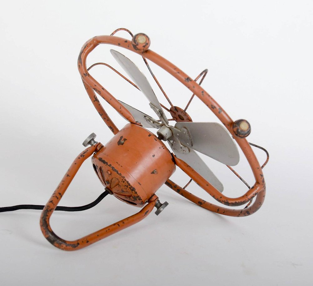 Art Deco Table Fan attributed to Peter Behrens for Aeg Elektro Praga ...