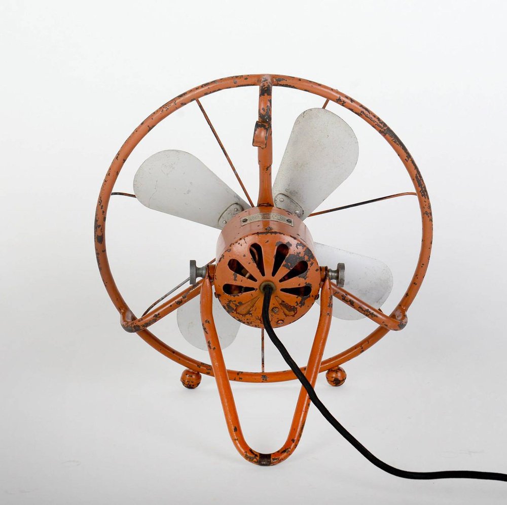 Art Deco Table Fan attributed to Peter Behrens for Aeg Elektro Praga ...