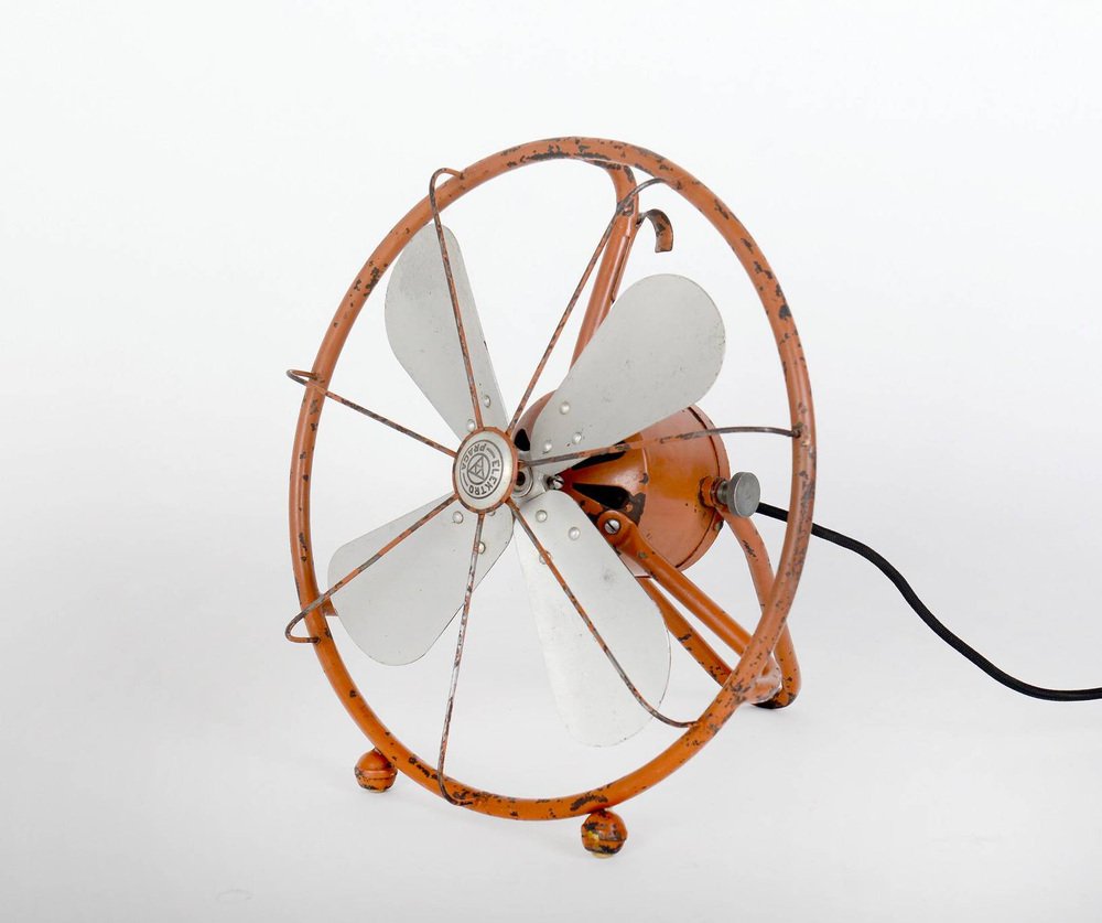 Art Deco Table Fan attributed to Peter Behrens for Aeg Elektro Praga ...