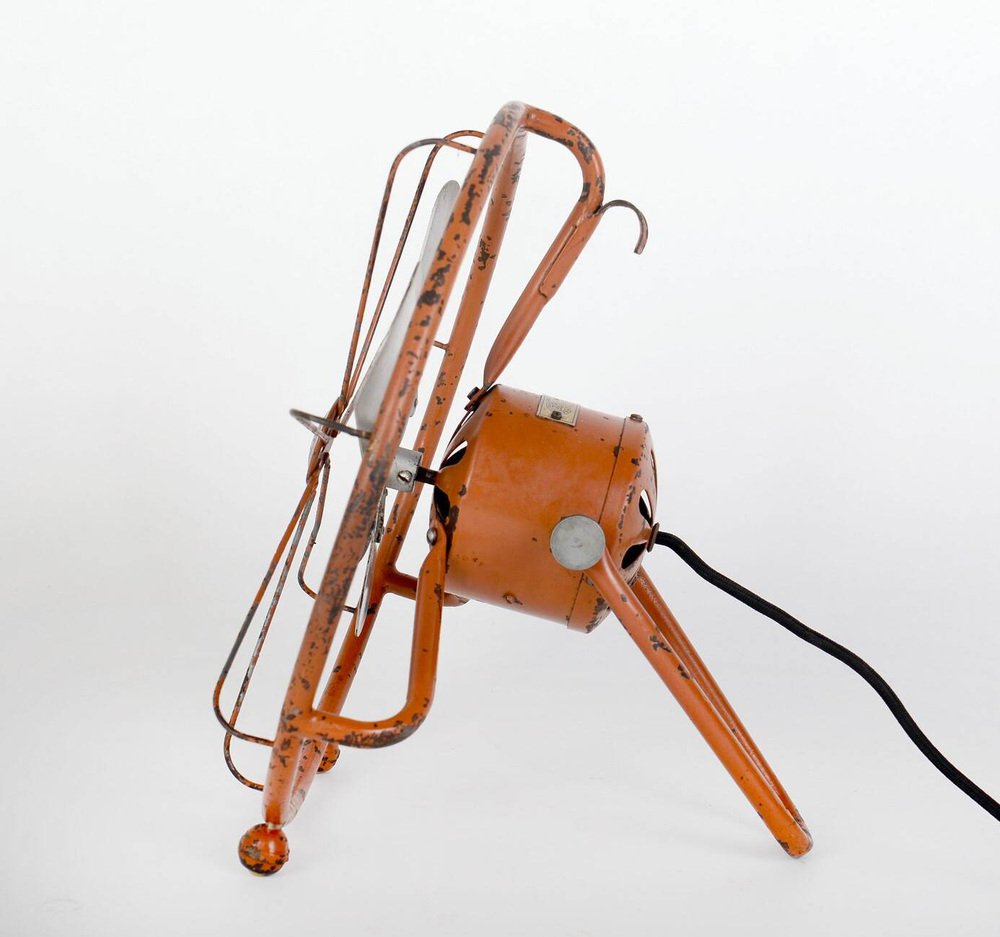 Art Deco Table Fan attributed to Peter Behrens for Aeg Elektro Praga ...