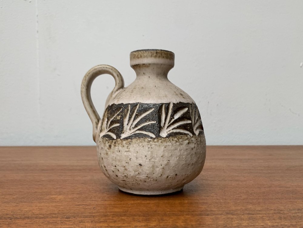 Mid-Century Danish Studio Pottery Carafe Vase from Løvemose, Denmark ...