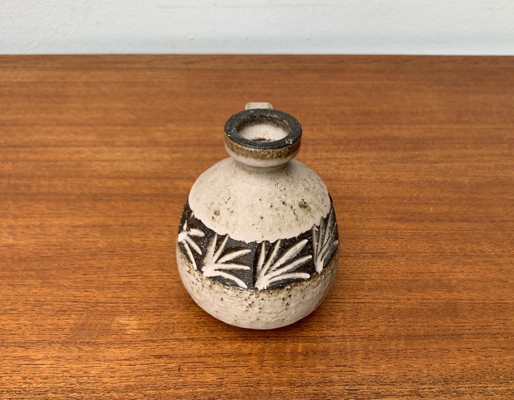Mid-Century Danish Studio Pottery Carafe Vase from Løvemose, Denmark ...