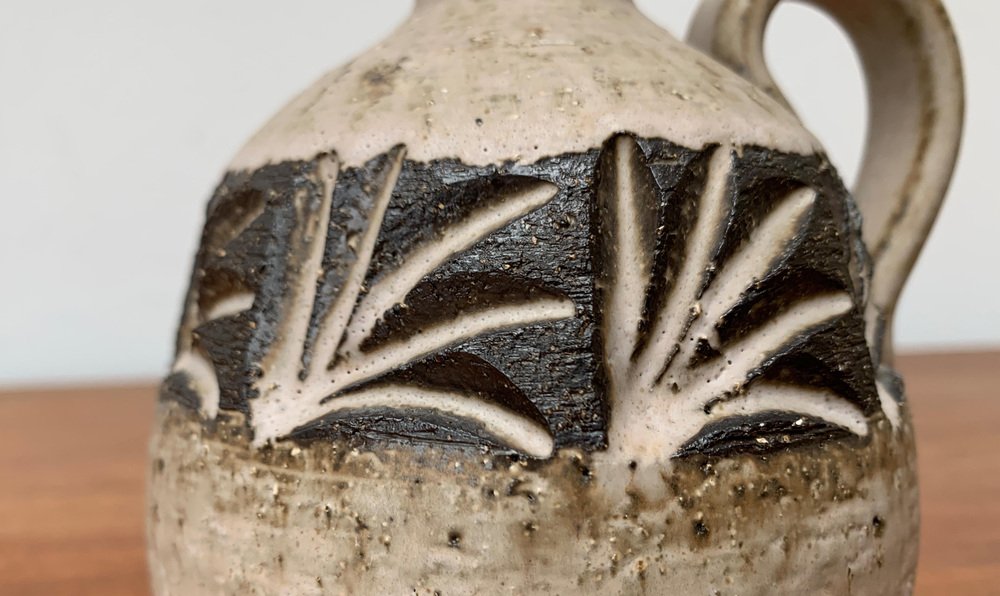 Mid-Century Danish Studio Pottery Carafe Vase from Løvemose, Denmark ...