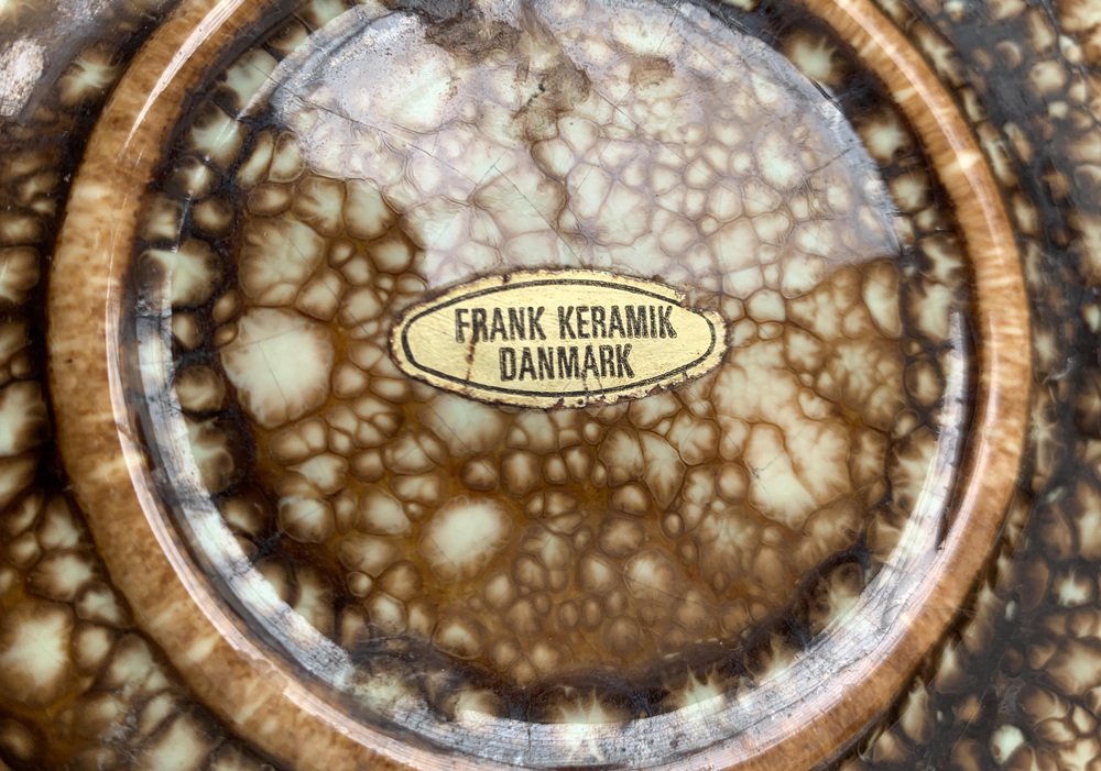 Mid-Century Danish Studio Pottery Bowls from Frank Keramik, 1960s, Set ...