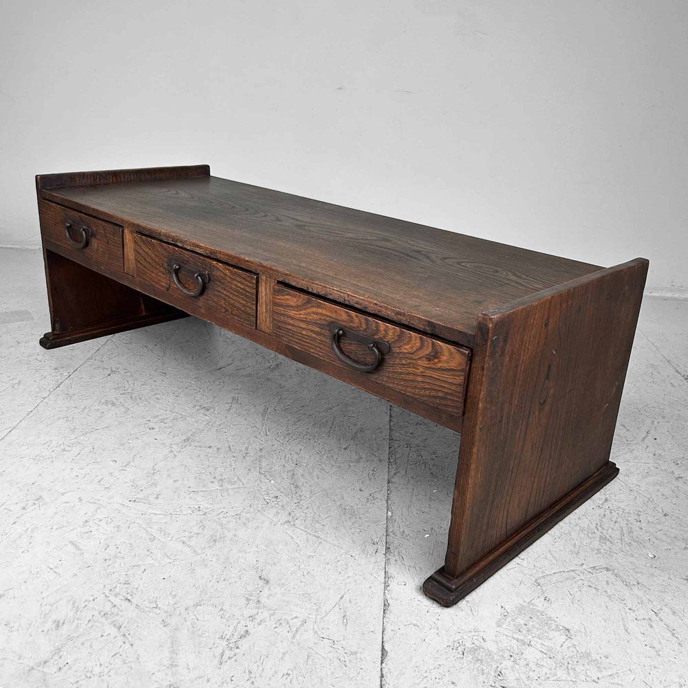 Meiji Period Japanese Zen Calligraphy Writing Table, 1920s for sale at ...