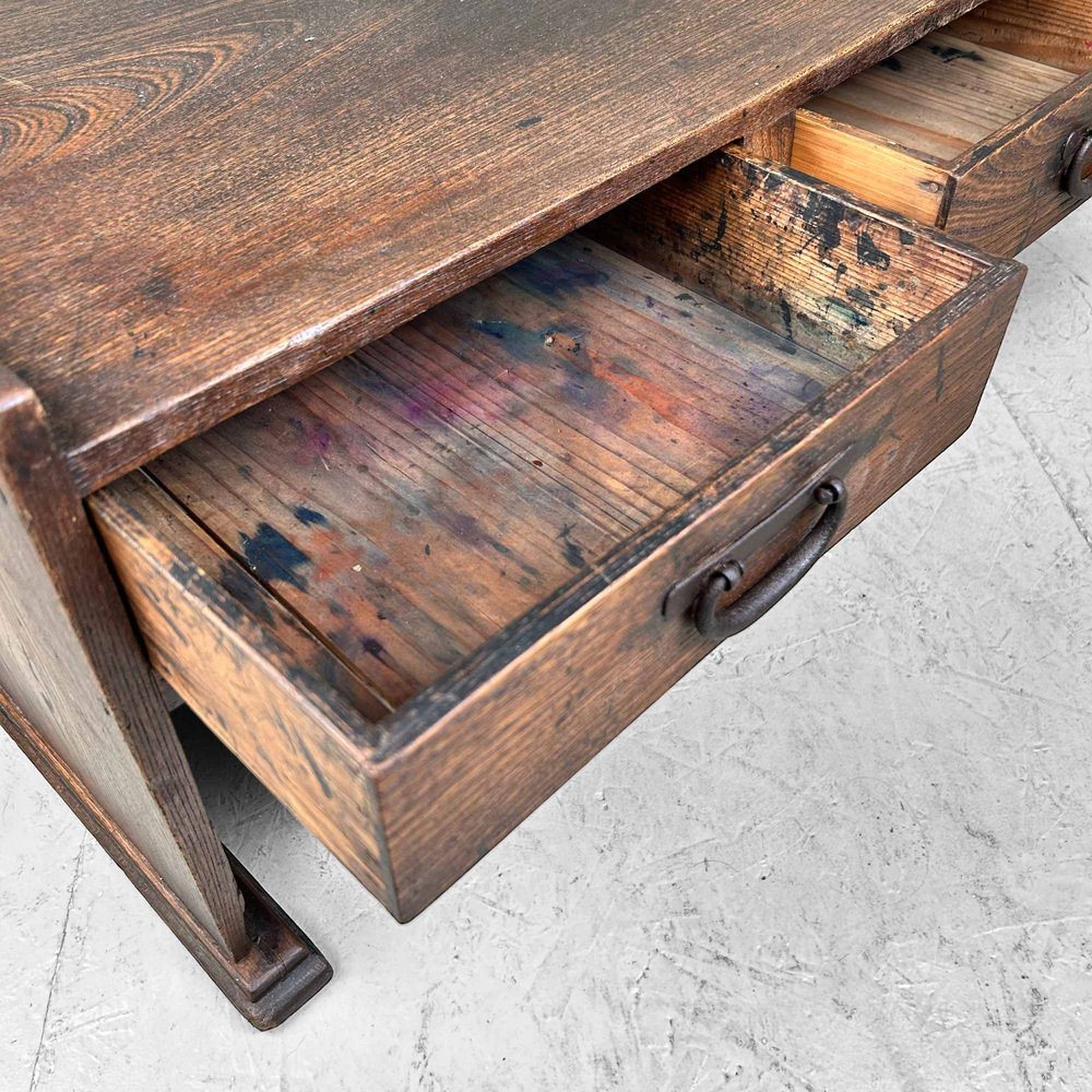 Meiji Period Japanese Zen Calligraphy Writing Table, 1920s for sale at ...