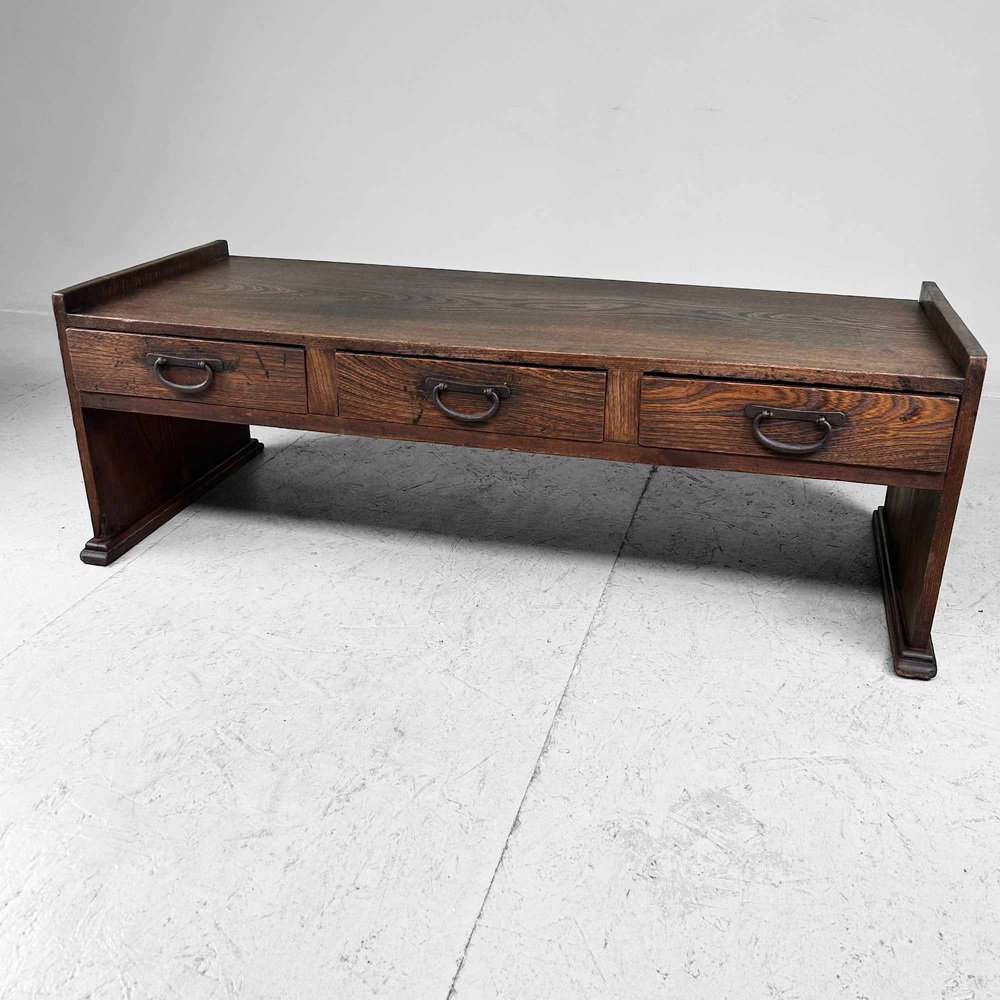 Meiji Period Japanese Zen Calligraphy Writing Table, 1920s for sale at ...